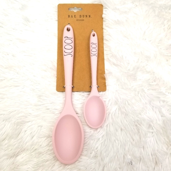 Rae Dunn | Kitchen | Rae Dunn Pink Scoop Spoons Brand New | Poshmark
